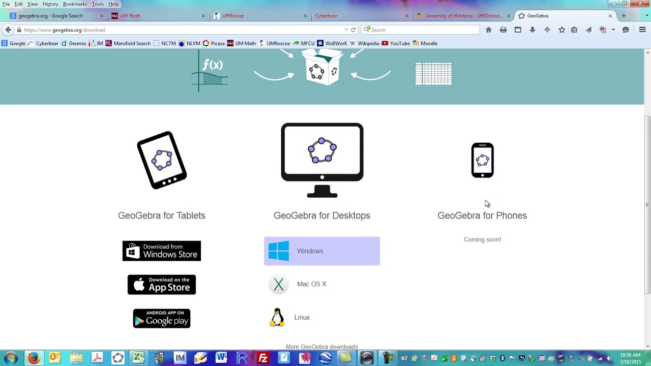 Install GeoGebra video