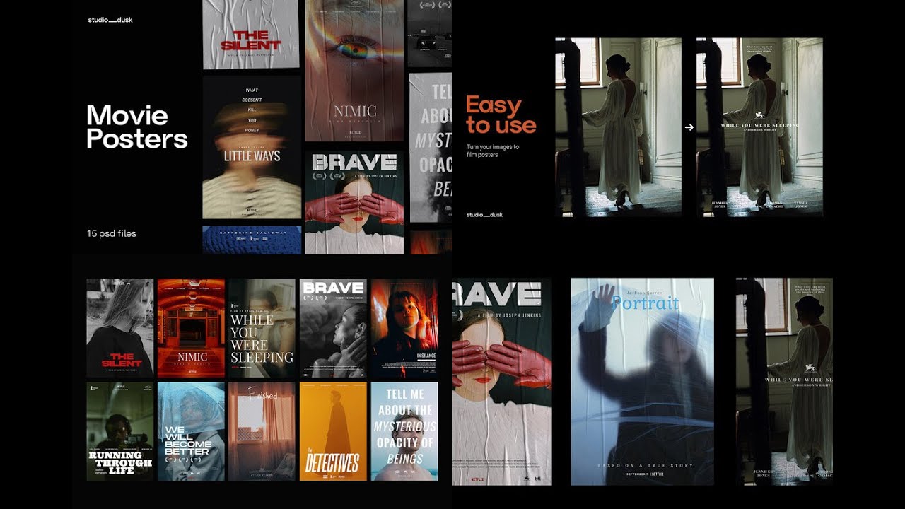 Movie Poster Templates Stock Graphics - Download at YouWorkForThem