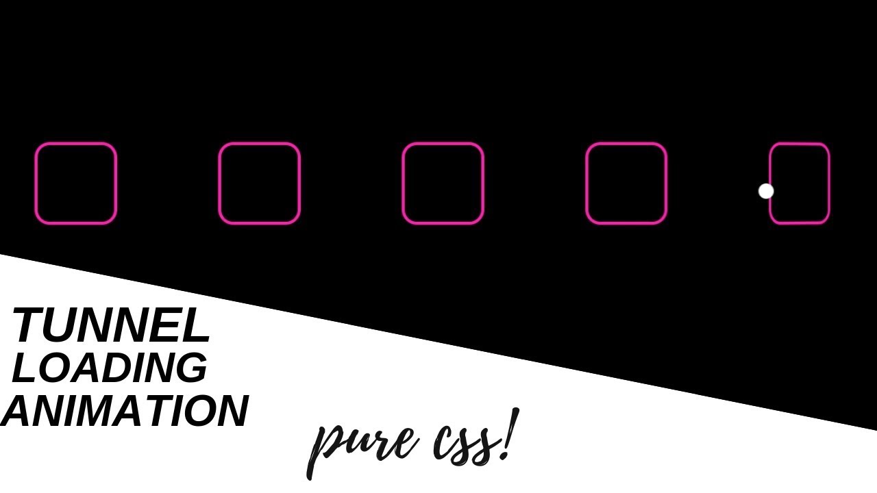 Amazing Pure Css Tunnel Loading Animation | CSS Effects | css Transition | html & css