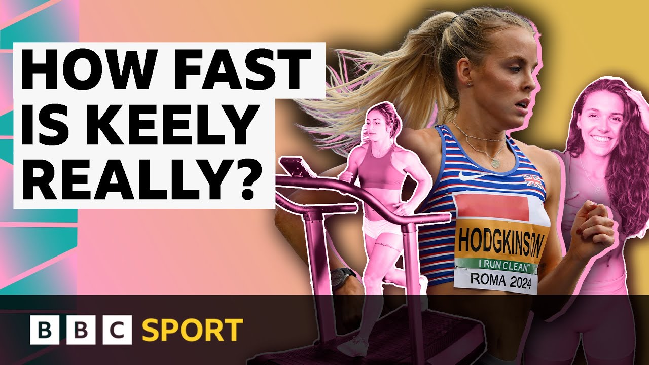 Could you keep up with Keely Hodgkinson's 800m pace? | Paris 2024 Olympics | BBC Sport