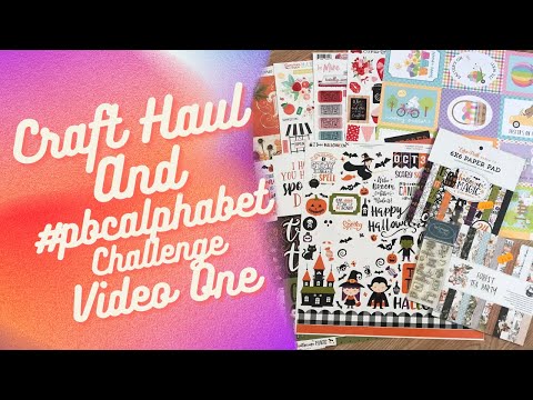 Craft Haul January Papermaze Sale And MY Project For Pink Bubbles Cards Collab- #pbcalphabet