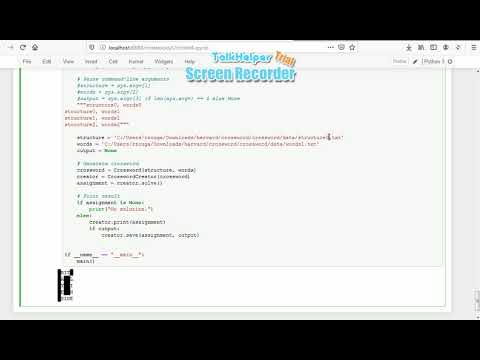 Crossword, AI , Python ,Data Science