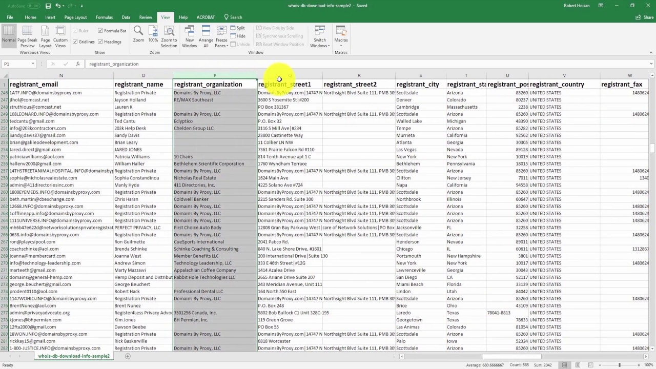 Whois Database Download 2020