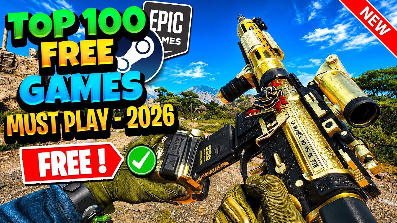 TOP 100 BEST Free PC Games to Play in Mid 2026 (Steam/Epic..)