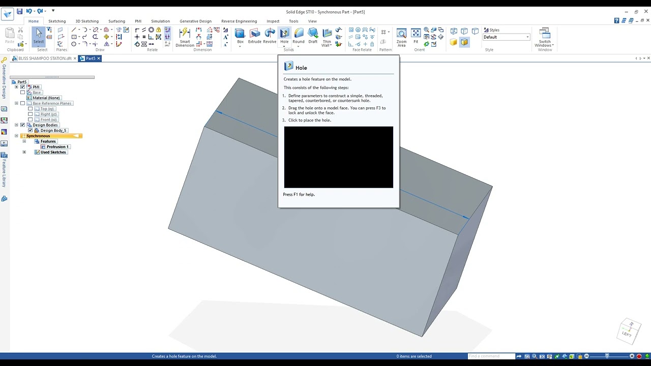 Solid Edge Basic Training 1