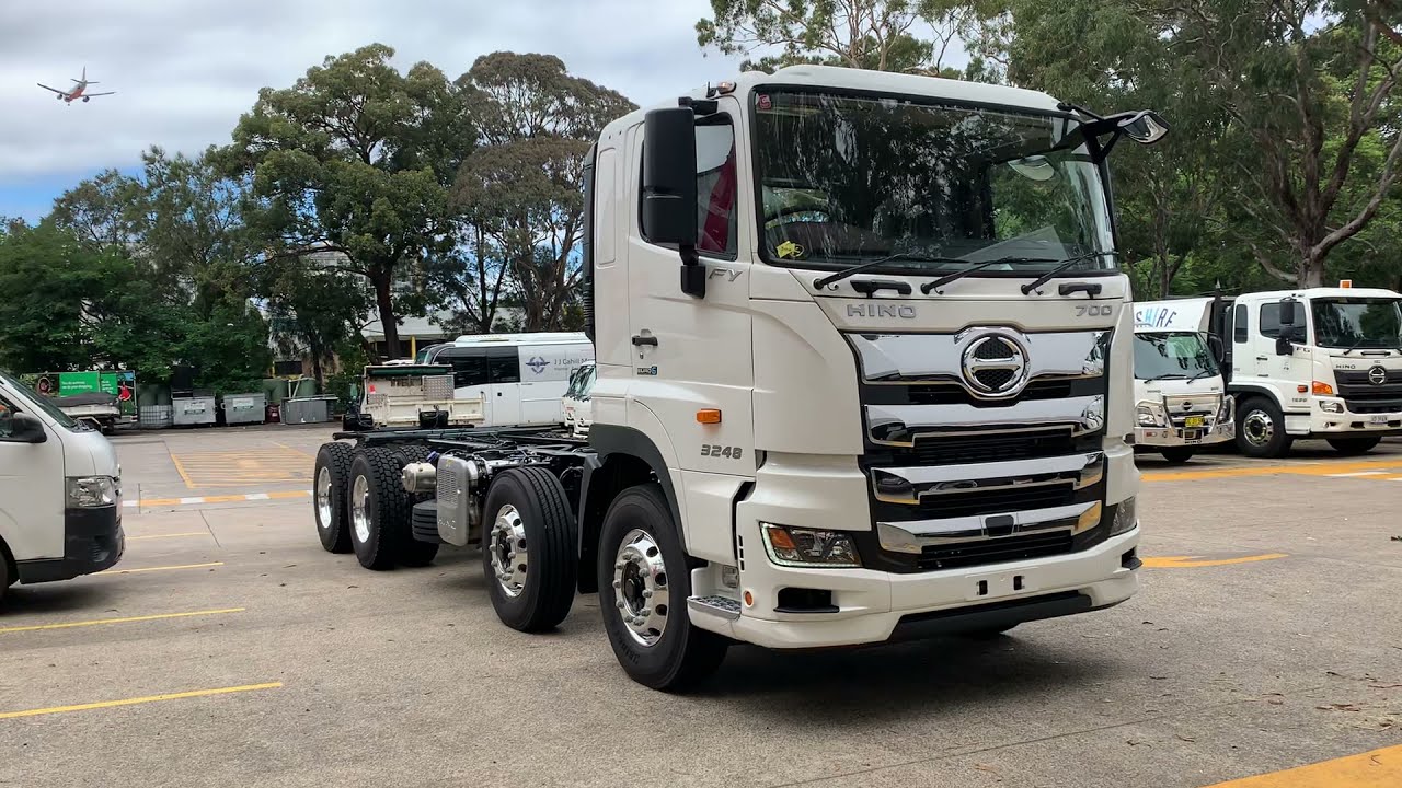 Hino 700 Series Heavy Duty Truck Review Sydney Australia - FY3248 AMT Twin Steer 8x4 Cab