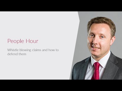 Whitlseblowing Claims And How To Defend Them, By Employment Partner Angus Menzies