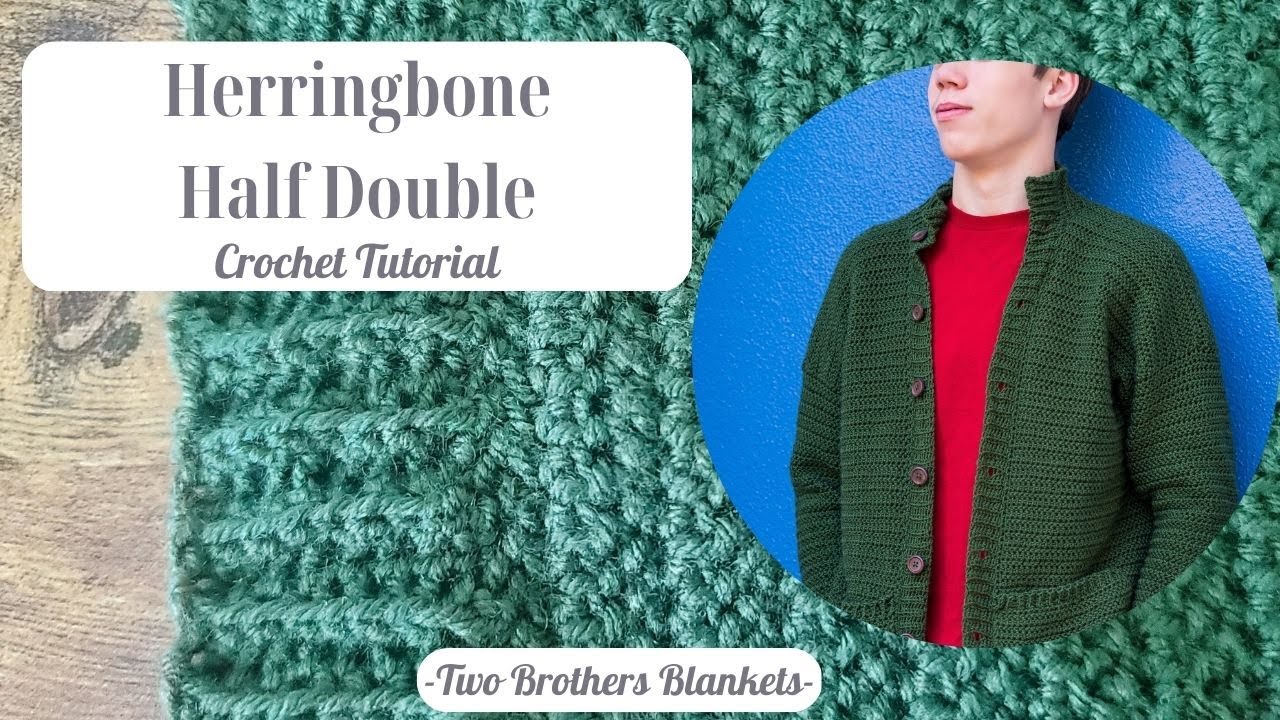 Herringbone Half Double Crochet Stitch Tutorial [Plus How to Decrease!]