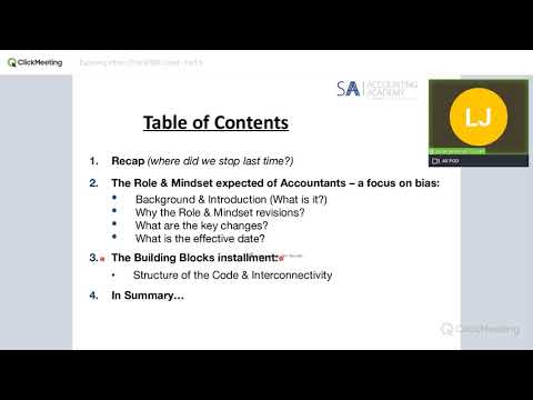 Exploring Ethics The IESBA Code Part 6 Introduction