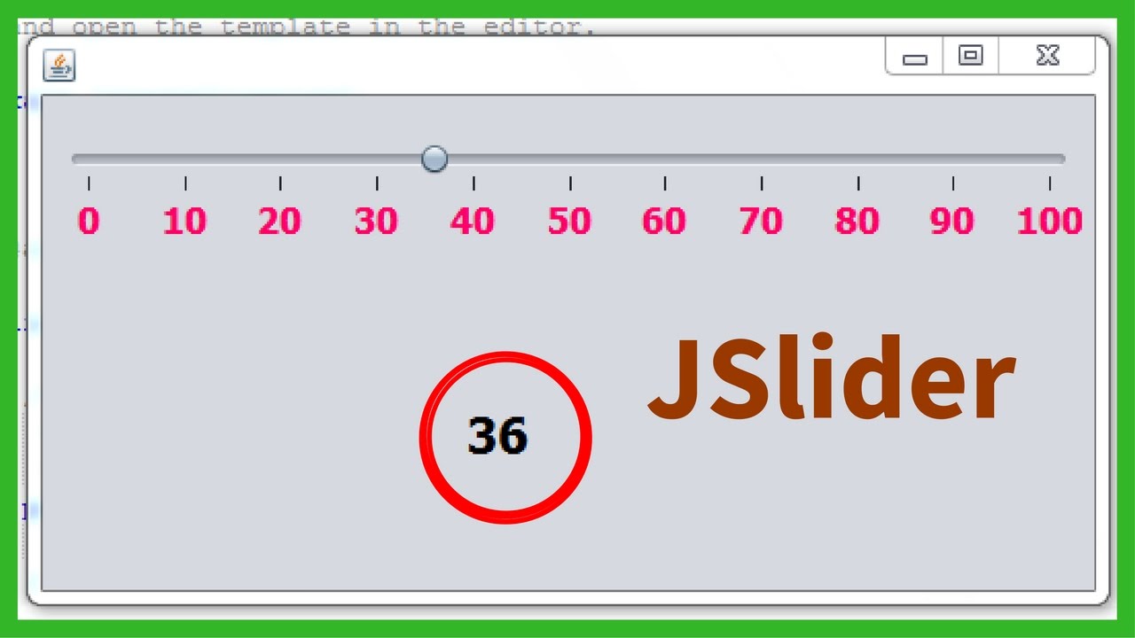 How To Use JSlider In Java NetBeans - Java Swing Tutorial  [With Source code]