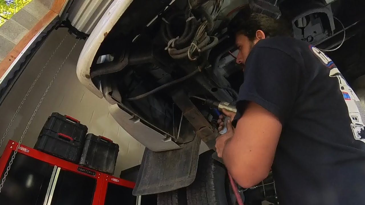 Rear leaf spring bushing replacement 2003-2009 dodge ram!