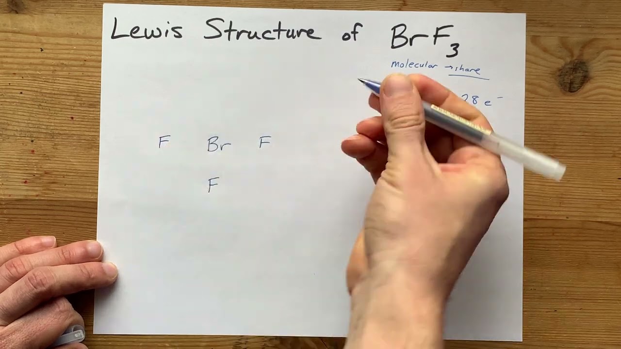 Lewis Structure of BrF3 (bromine trifluoride)
