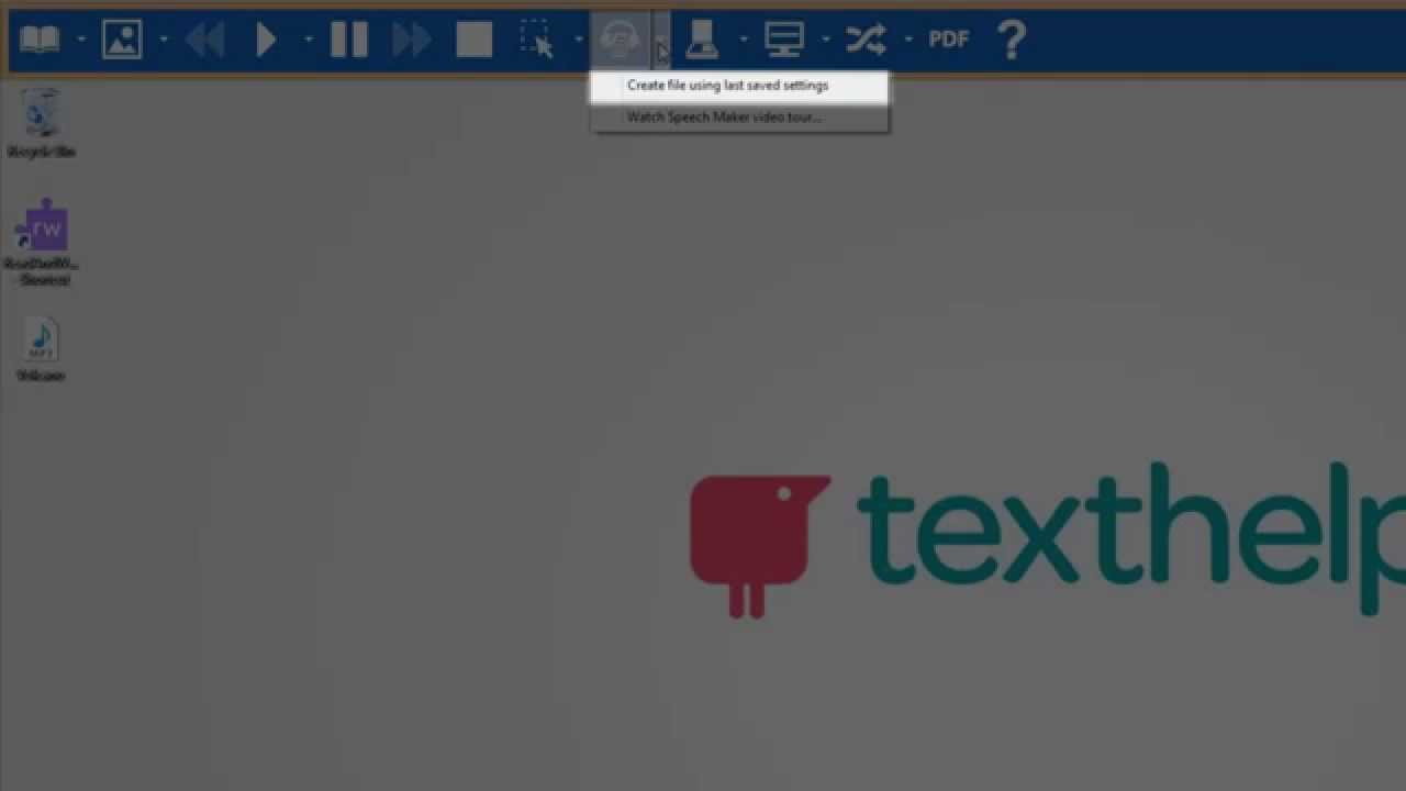 Read&Write for Windows Speech Maker Video Tour