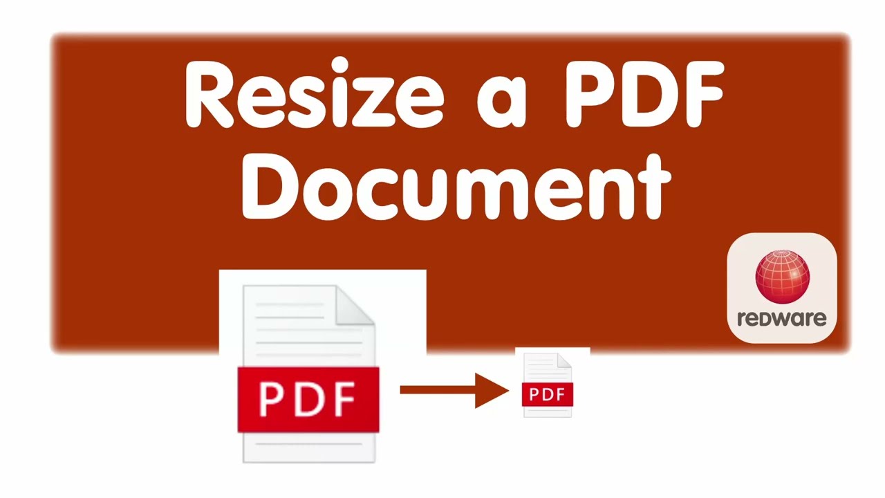 Resize a PDF Document (free Windows software)