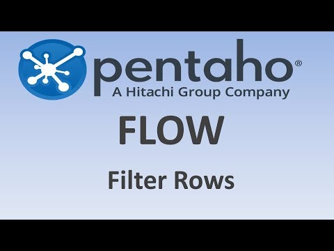 9.1. FLOW / FILTER ROWS