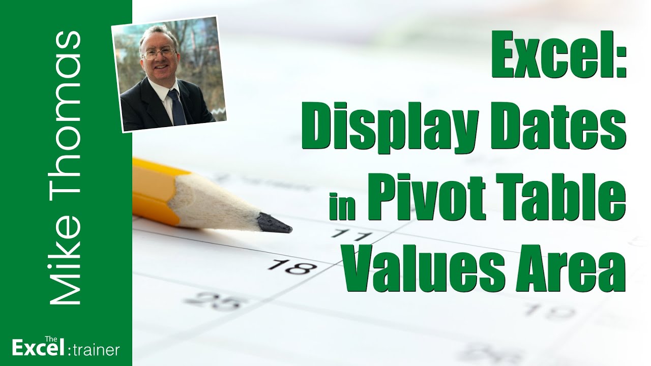 Excel: Pivot Table Hack - Display Actual Data Instead of Sum or Count