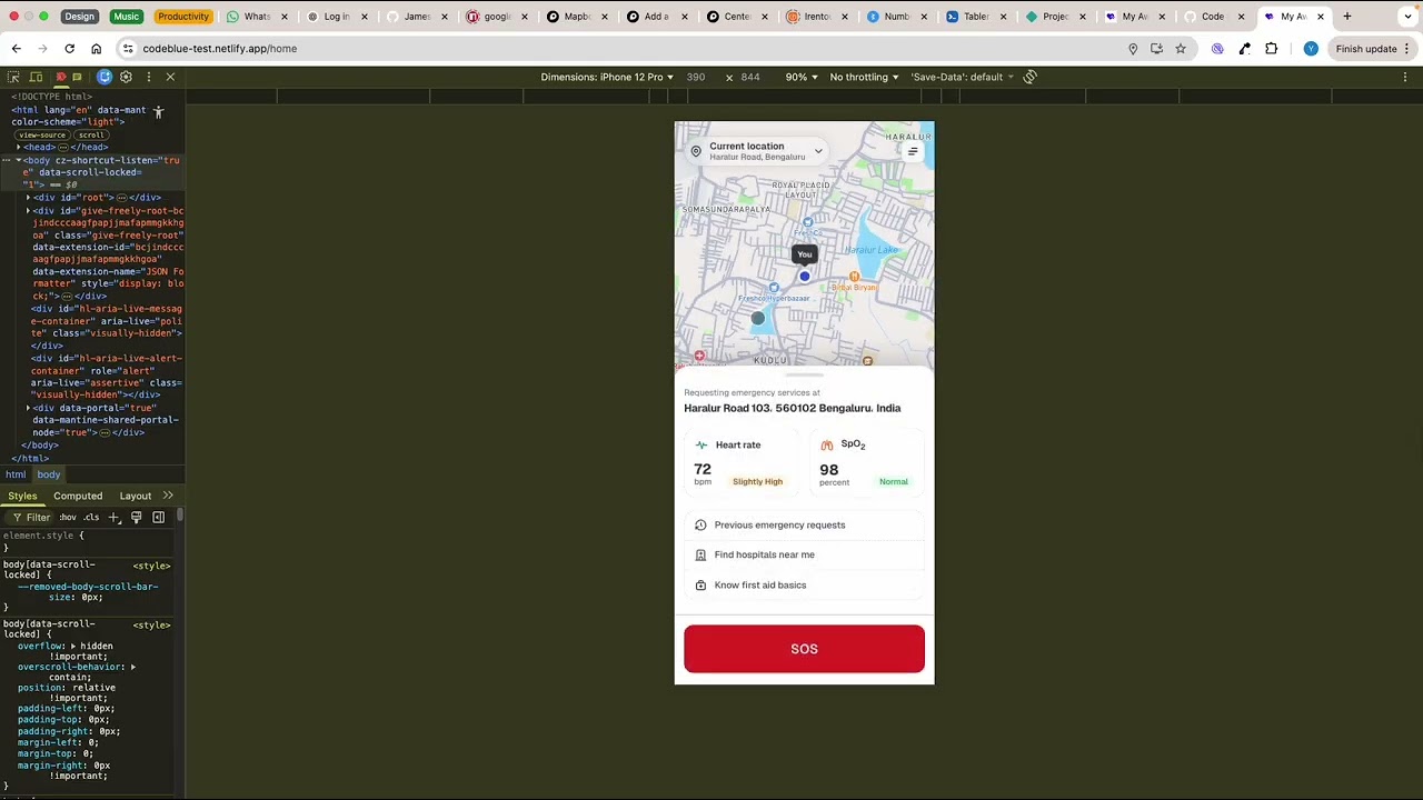 CS6440 Practicum Project | Team #14 - Code Blue | Sprint 4 | Part 1 - UI by Yatish Kelkar