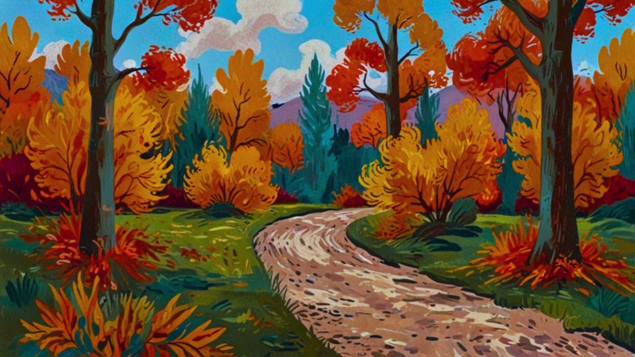 Autumn Fall Art Wallpapers  | Backgrounds |  Desktop Wallpapers |  AI ART