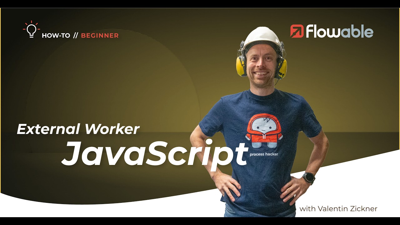 Using a Javascript/Typescript External Worker | Flowable | 2026