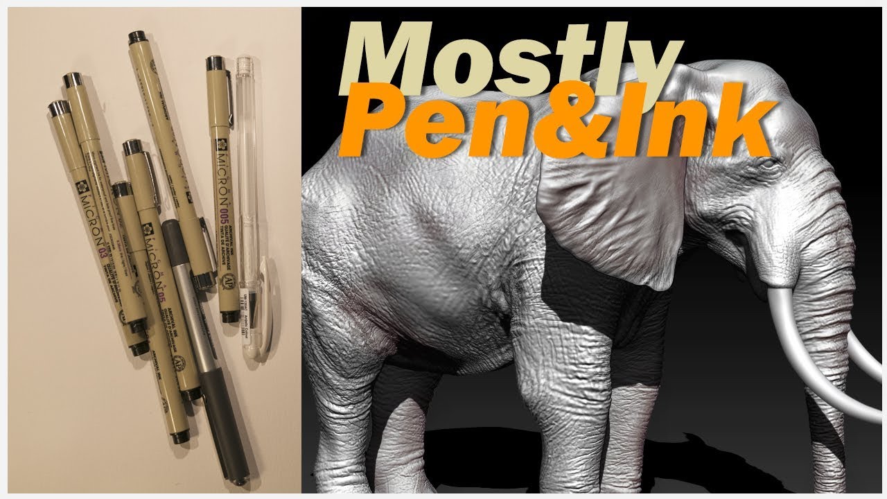 ZBRUSH African Elephant Speed Sculpt