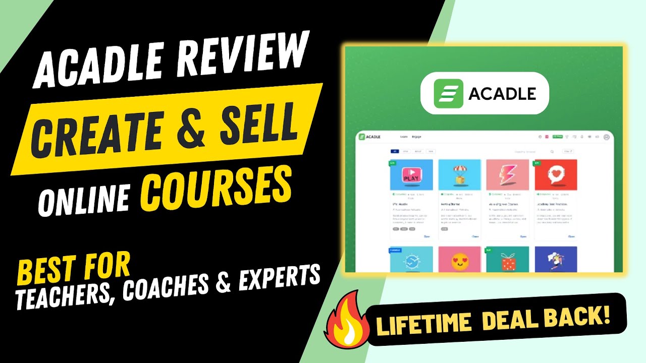 Acadle Review 2023 - How Good is This LMS Platform to Create & Sell Courses?