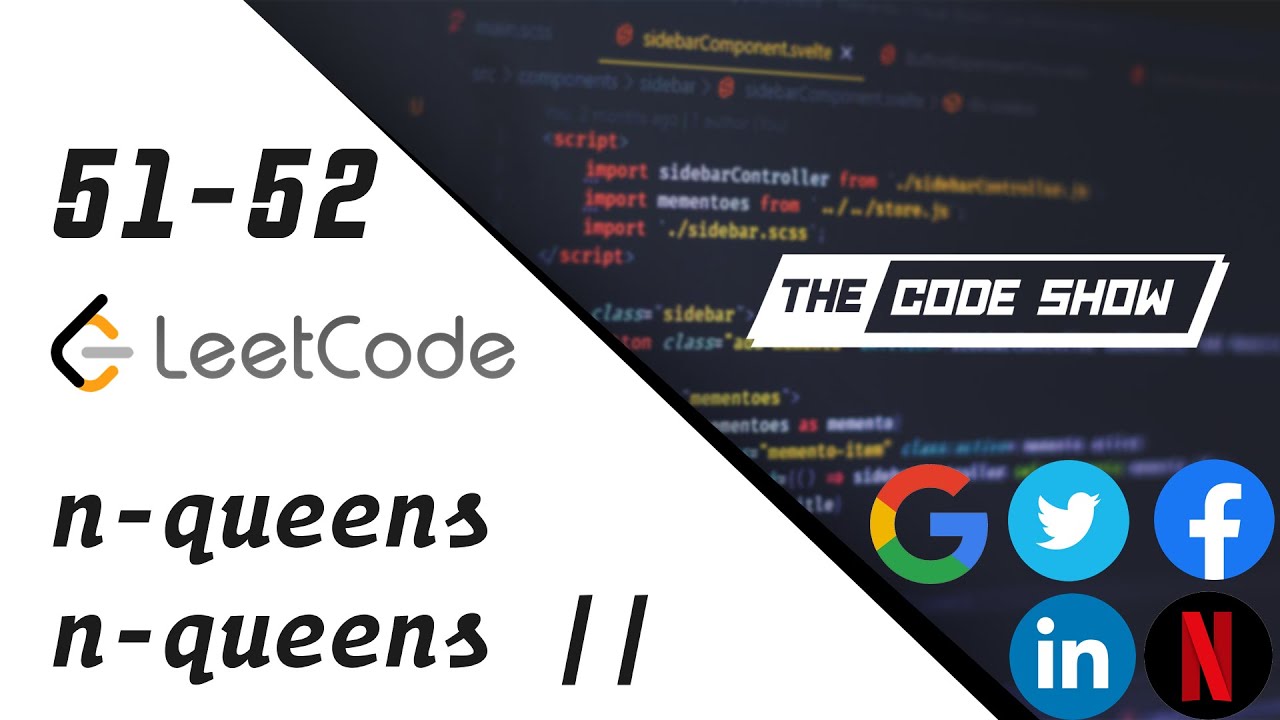 Leetcode 51 & 52 N-Queens (Backtracking) - javascript