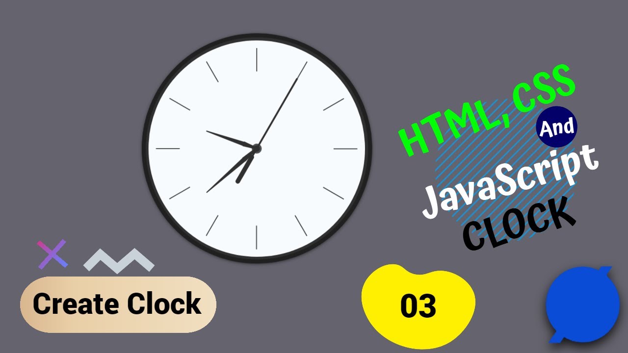 How To Create A Clock With HTML, CSS & JavaScript: JavaScript | JS Clock Code currentTime()