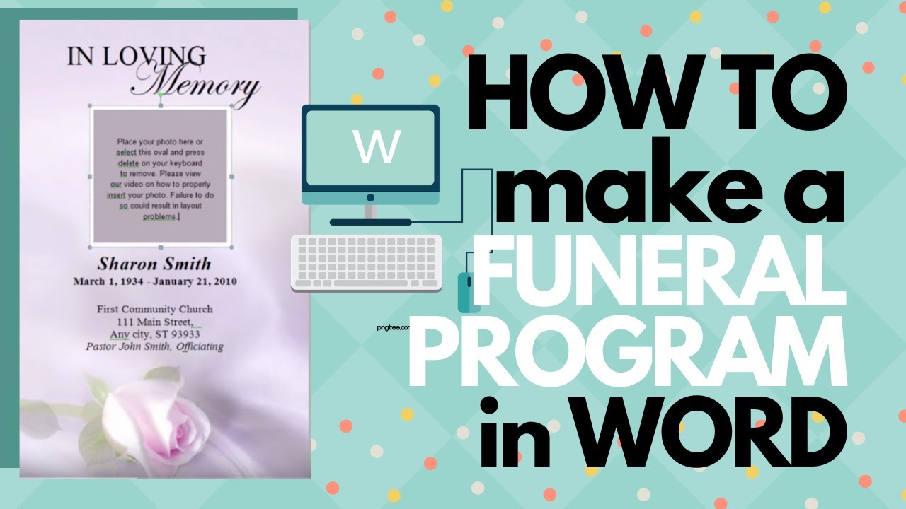 How To Make A Funeral Program In Word - The Funeral Program Site