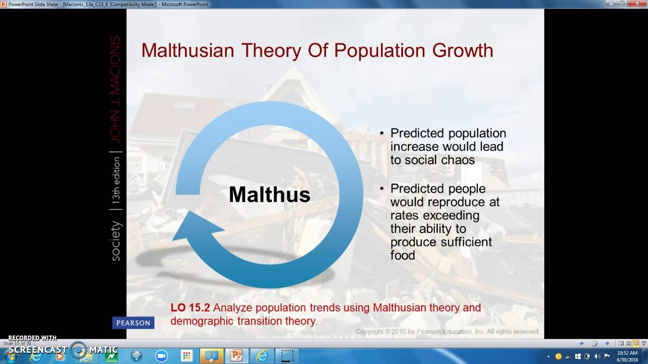 Chapter 15:  Population, Urbanization, and Environment
