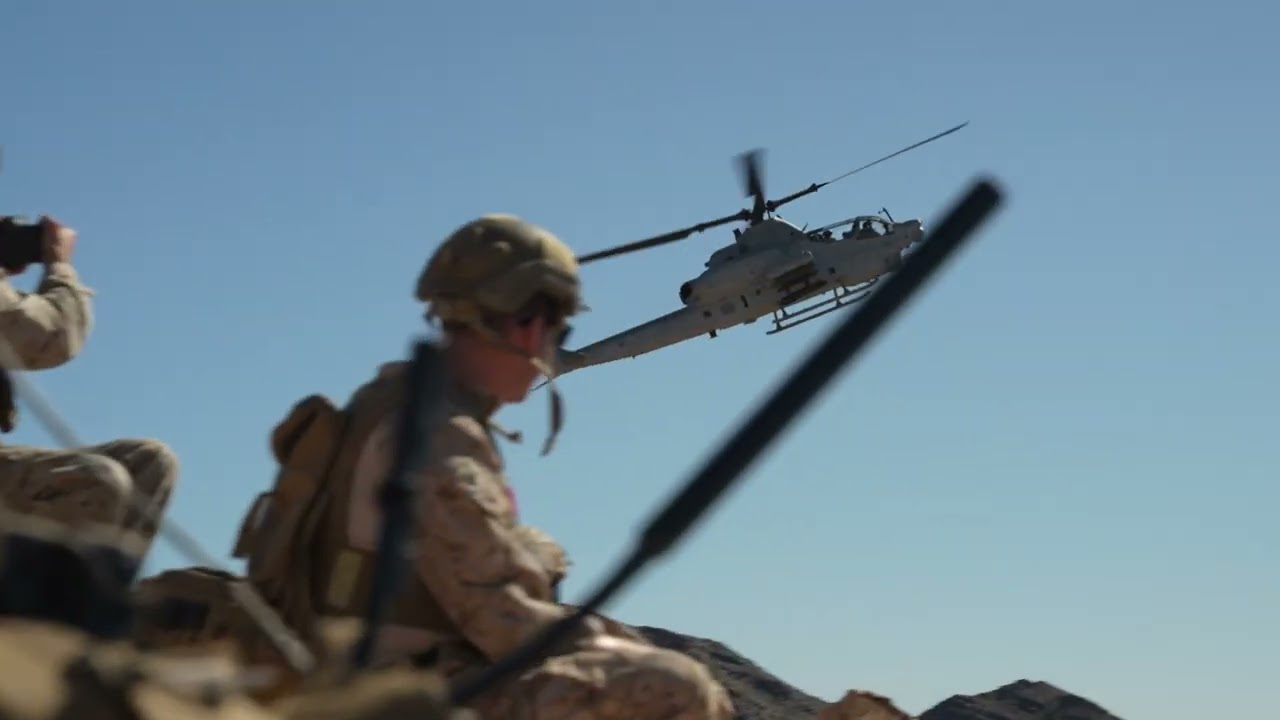 US Marine Corps TACP and JTACs direct UH-1Y Venom & AH-1Z Viper close air support!!!!