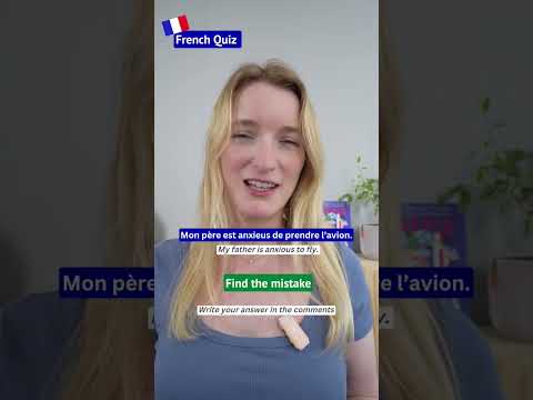 French Quiz - Find the Error