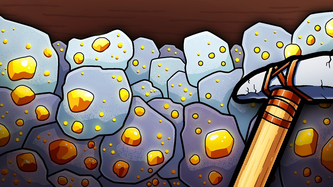 I found a literal mountain of gold in this mine