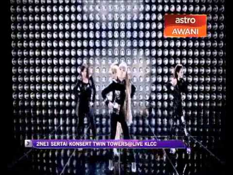 Video: 2NE1 Featured “Astro Awani News” for Twin Towers Alive 2013 KLCC ...