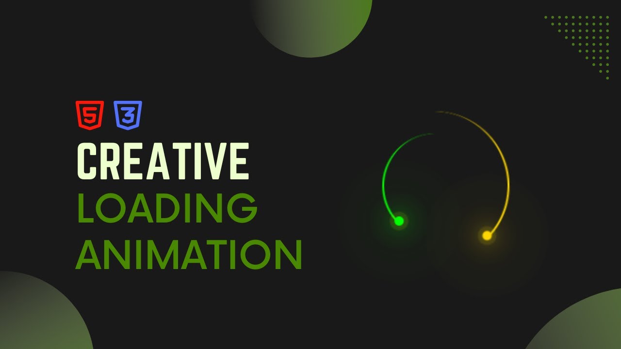 Creative CSS Loading Animation Effects | CSS Animation Tutorial for Beginners