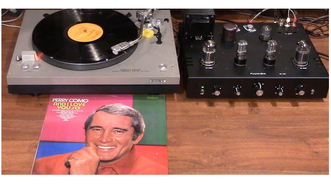 MM phono EQ sound test with $15 cartridge ; 6AS7 tube preamp BL-3AT. And I love you so Perry Como
