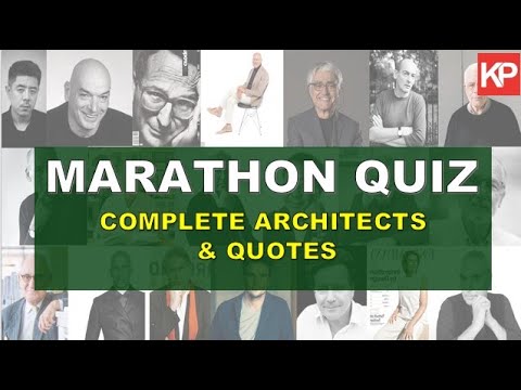 NATA 2025 Prep: One-Shot Quiz on Architects and Their Famous Quotes
