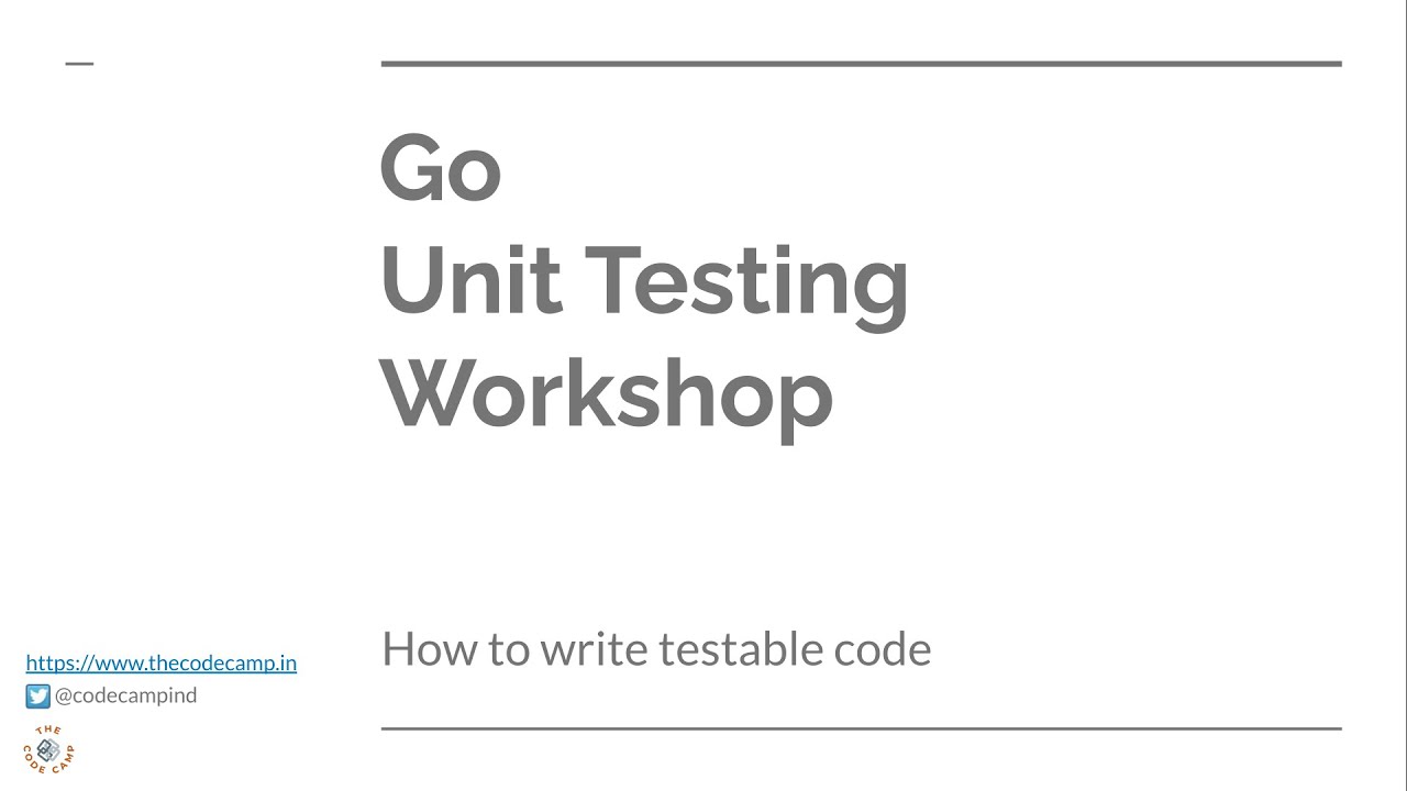 Writing Testable Code In Go