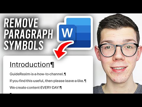 How To Get Rid Of Paragraph Symbols In Word - Full Guide