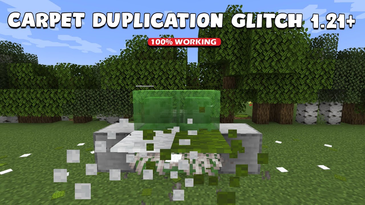 Carpet Duper 1.21.5+ (Bedrock/Java/PE)