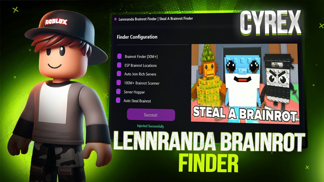 Lennranda Brainrot Finder | Steal A Brainrot Finder Script {500M/+} How To Use Lennranda Joiner 2026