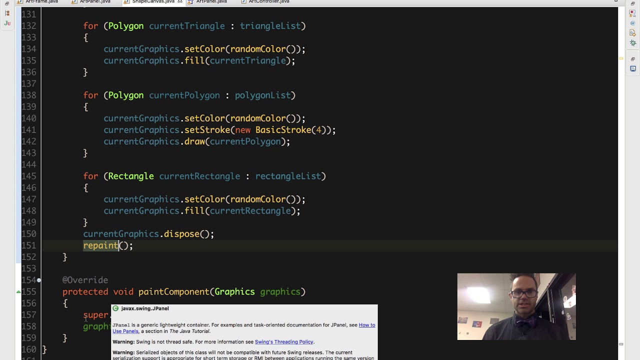 Making the ShapeCanvas object