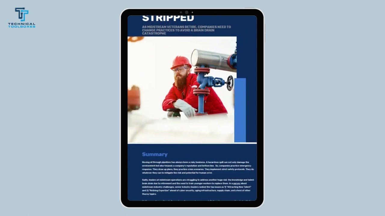 Talent Pipeline Stripped: Navigating the Midstream Talent Shift with Technical Toolboxes