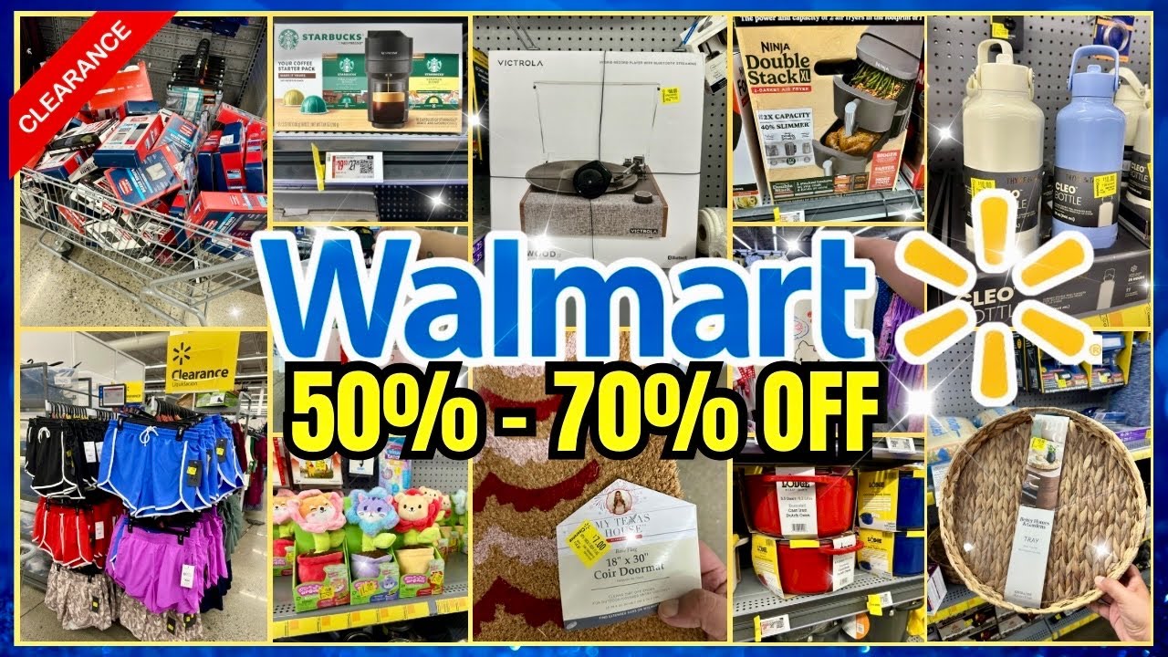 WALMART CLEARANCE 🤯 Walmart CLEARANCE 50% - 70% OFF ✨RUN & SAVE #walmart #clearancefinds 