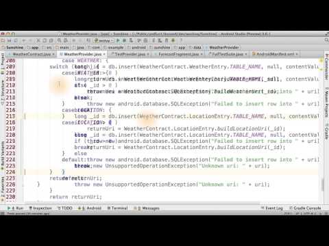 Learn Coding ContentProvider Finish Inserting Developing Android Apps - Mind Luster