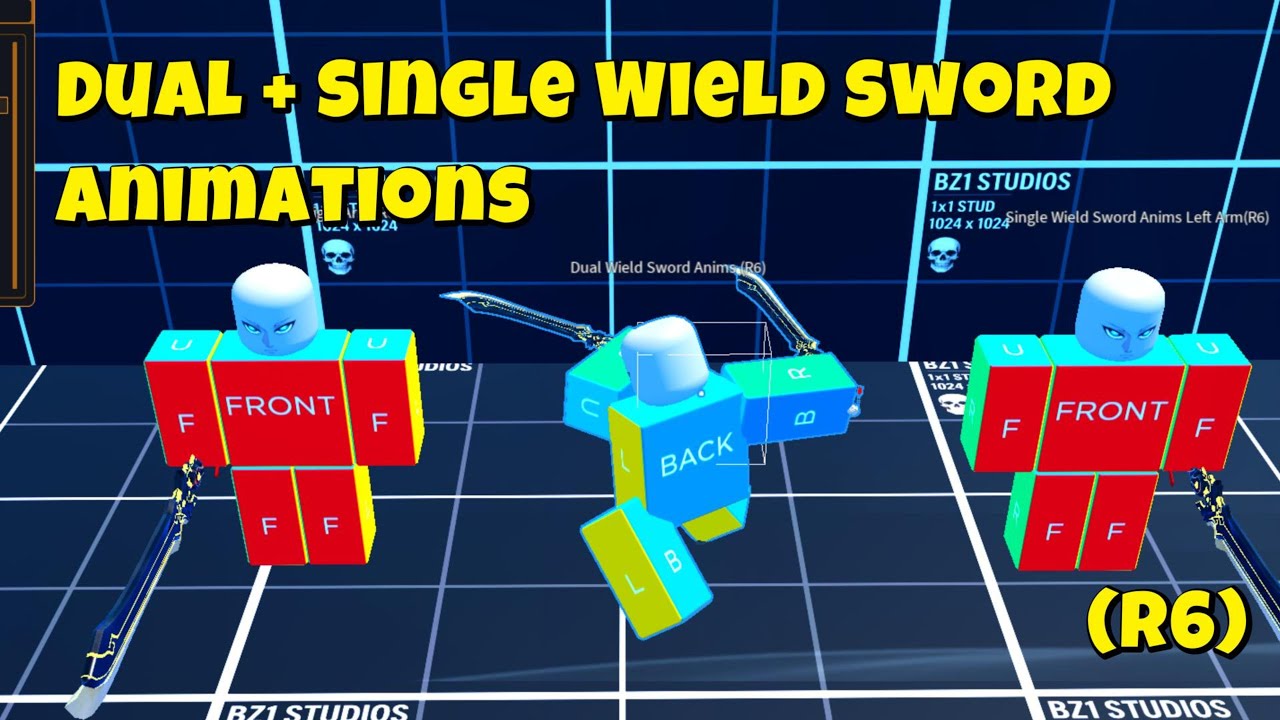 Single + Dual Wield Sword Animation Pack [Roblox]