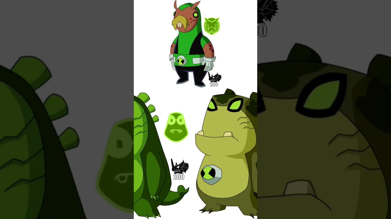 Ben 10 top 5 Mole-Stache fusions aliens #shorts #ben10omniverse