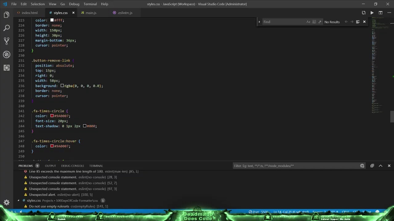 #100DaysOfCode Day 25/100 - Building A Log Formatter #4
