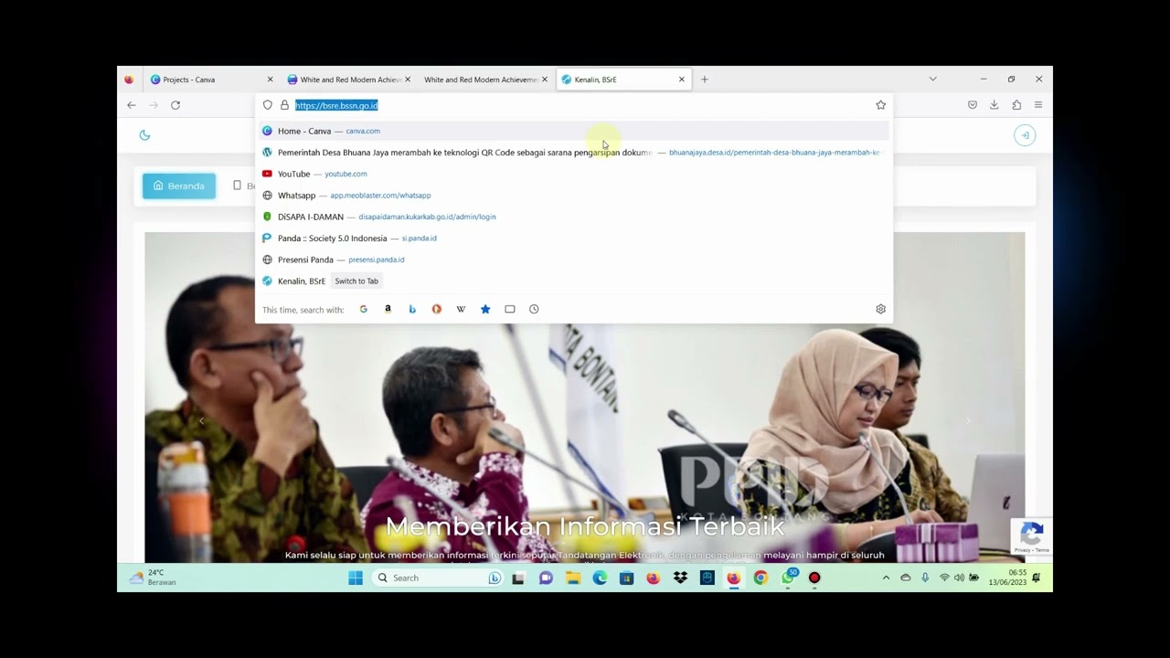 Tutorial membuat Dokumen Yang dibubuhi TTE