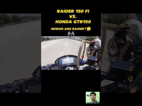 Raider 150 fi vs.Honda gtr150 #raider150fi #hondagtr150
