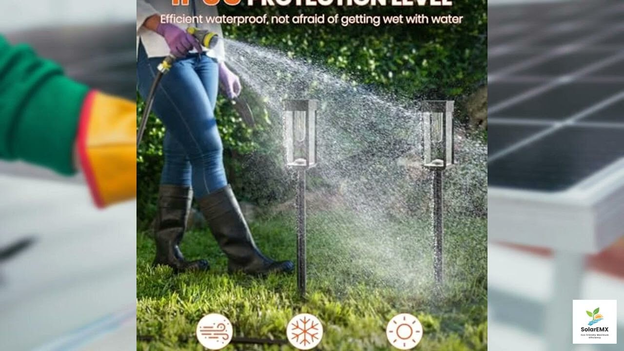 Review - ALFIOT Super Bright Solar Pathway Lights Outdoor